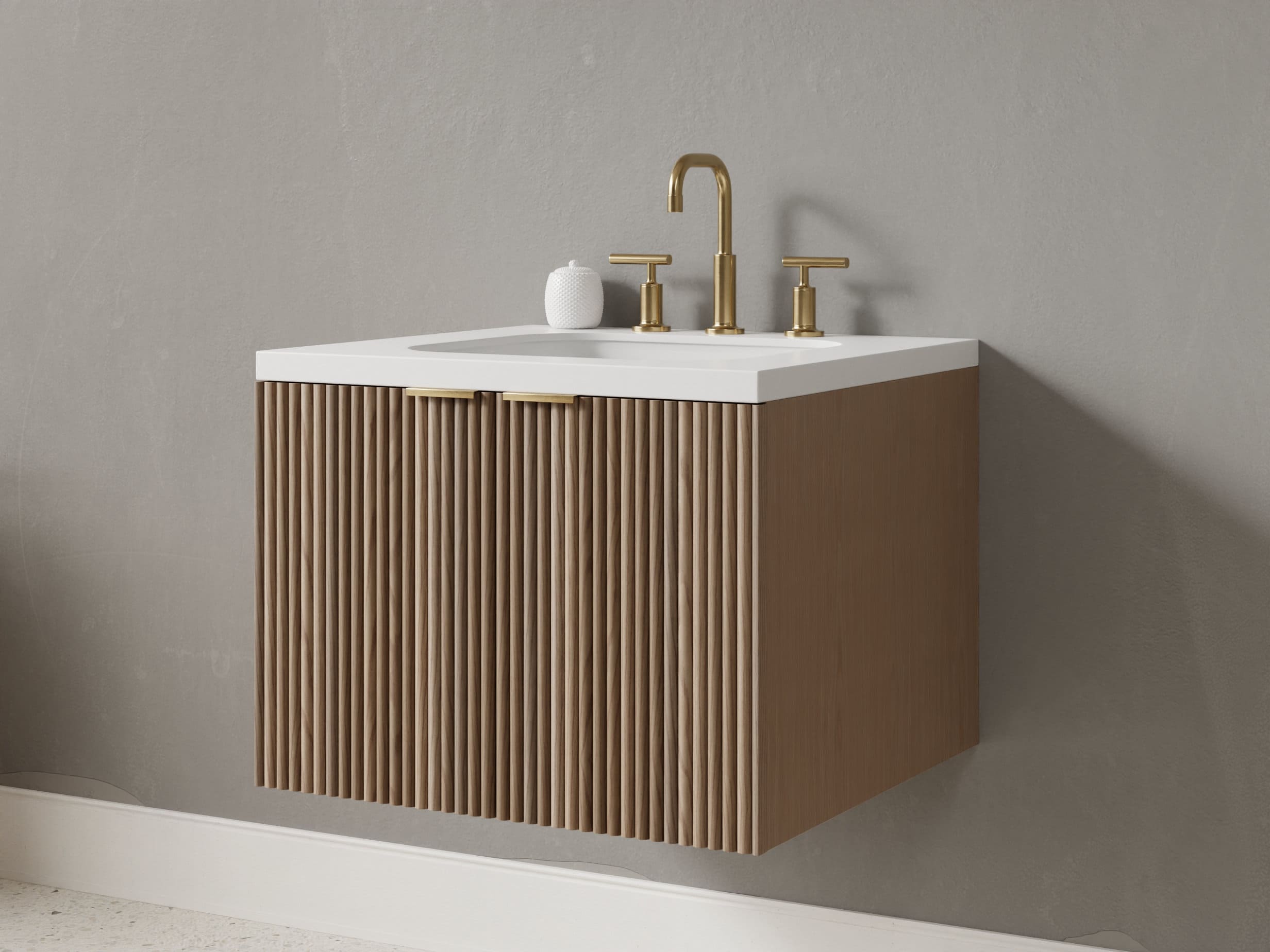 Fluted Wood Vanities – coneyislandwoodworks